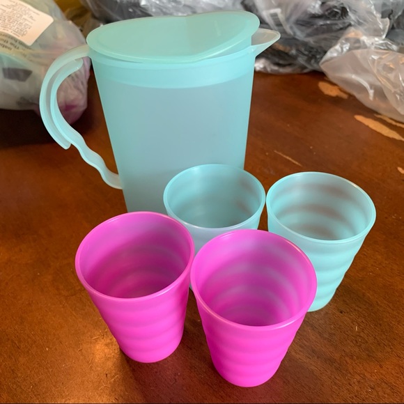 Tupperware | Toys | Tupperware Toys Pitcher Tumblers Play Set | Poshmark